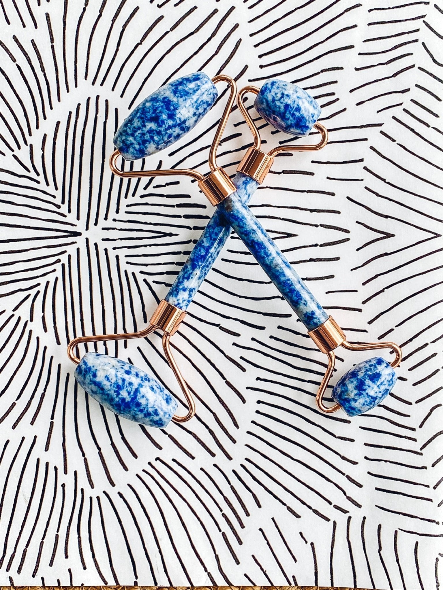 Rare Limited Edition Blue Marble Facial Roller – The Holistic Fix